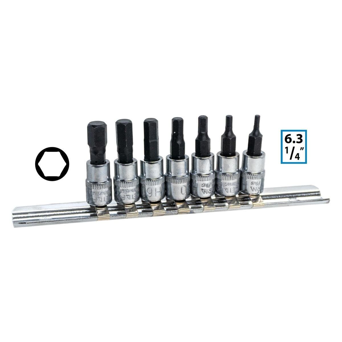 CETA-FORM C08S-RHX7 1/4'' Alyan Uçlu Lokma Takımı 7 Parça en ucuz