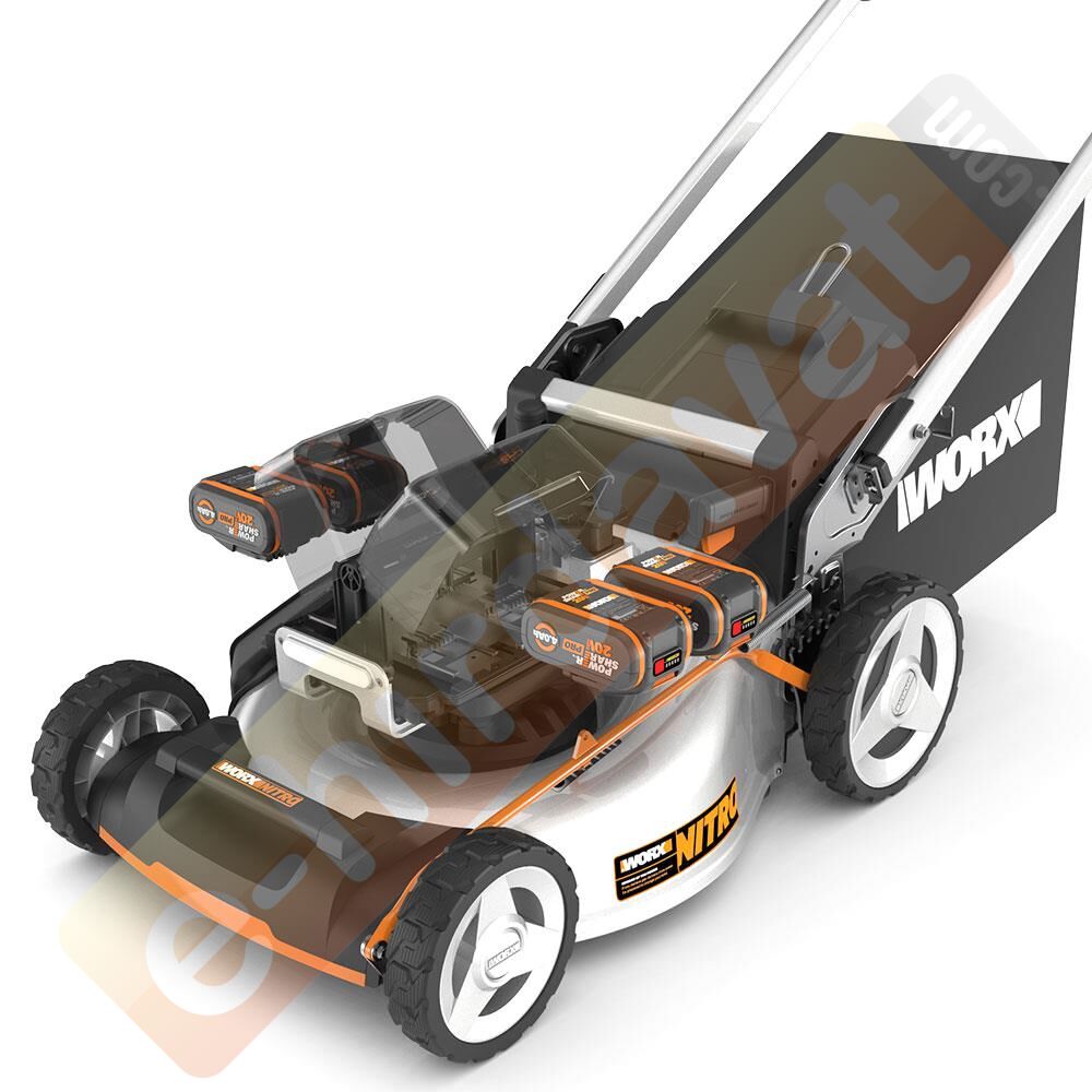 WORX WG761E 80Volt 4.0Ah. Li-ion 51cm Profesyonel Kömürsüz Şarjlı Çim ...