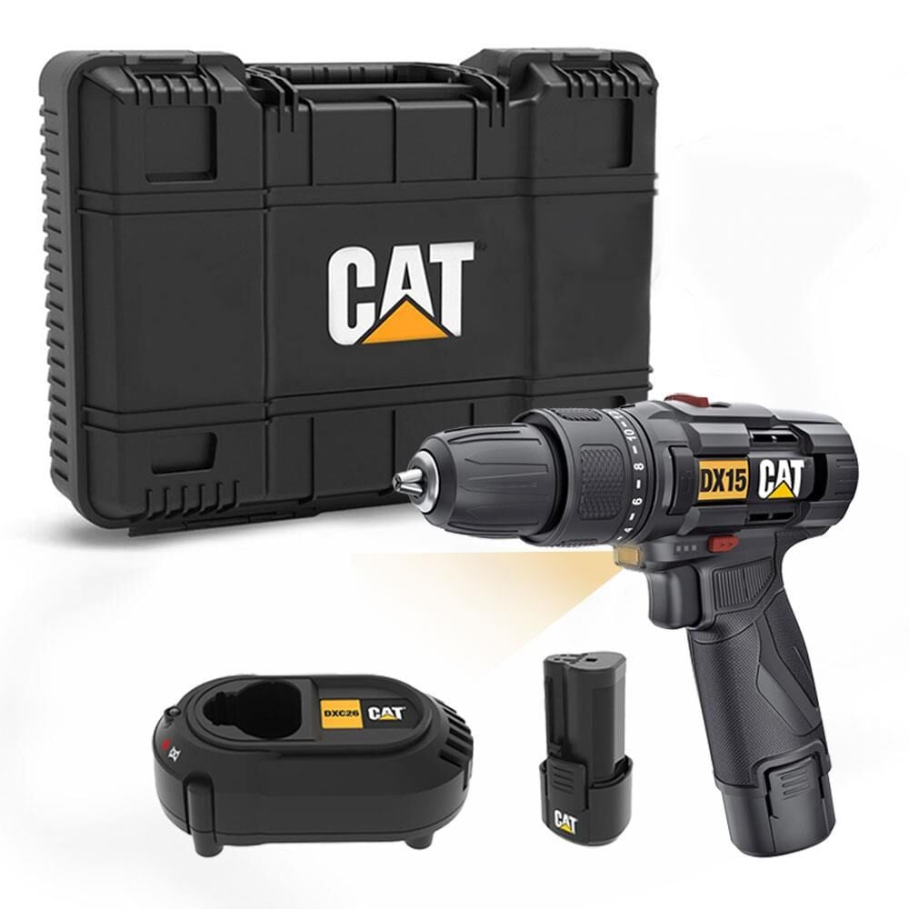 CAT DX15.1 12Volt/2.0Ah Li-ion Çift Akülü Profesyonel Şarjlı Darbeli ...
